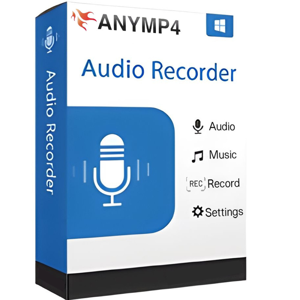 AnyMP4 Audio Recorder (1 urządzenie / 1 rok) - VR Soft